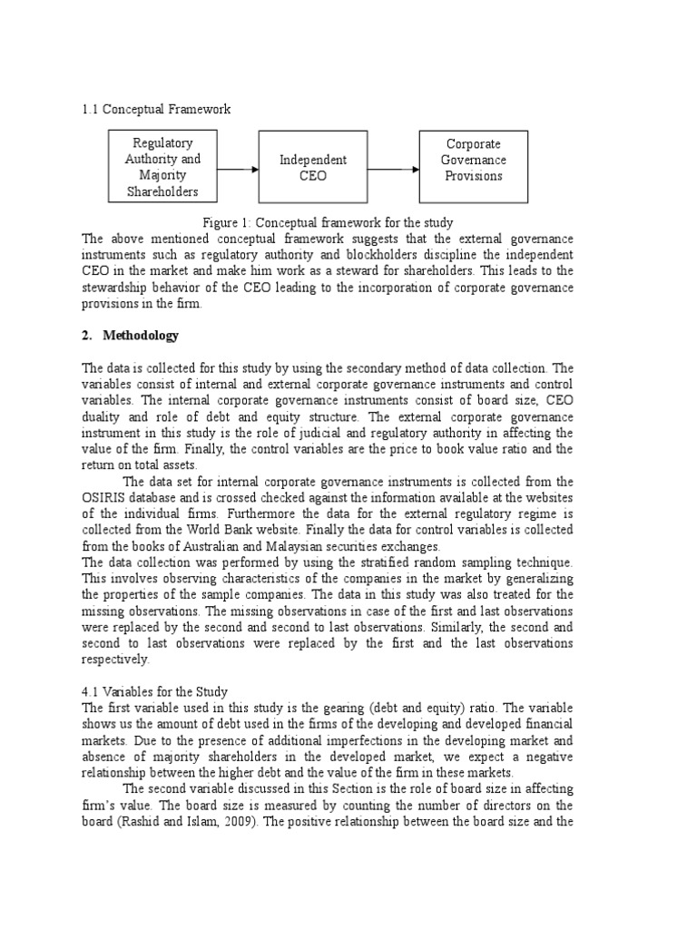 CEO Duality Firm Performance | PDF | Coefficient Of Determination ...