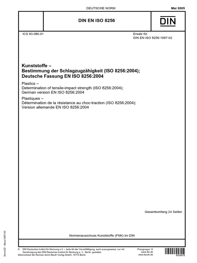 Din en Iso 4892-2 German | PDF