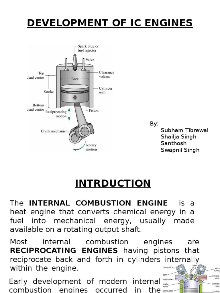 History of Internal Combustion Engines | PDF