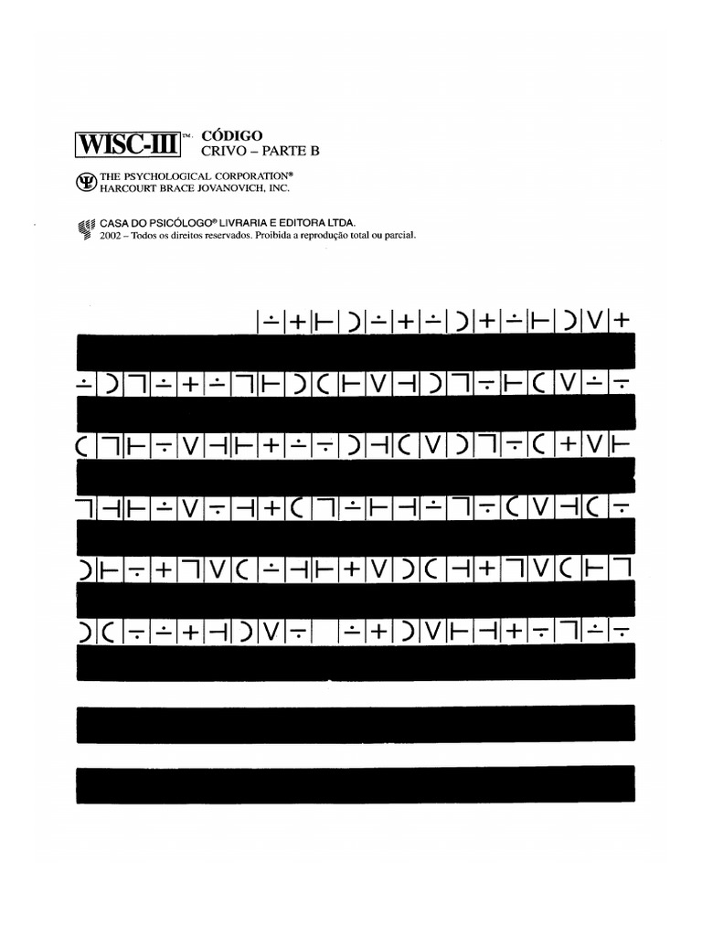 WISC II - Código B | PDF