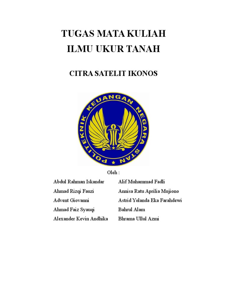 Citra Satelit IKONOS | PDF