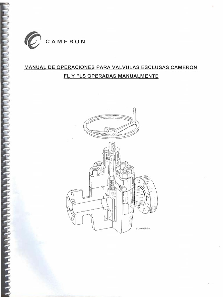 Manual de O&M Válvulas Cameron Tipo FL y FLS | PDF | Ingeniería ...