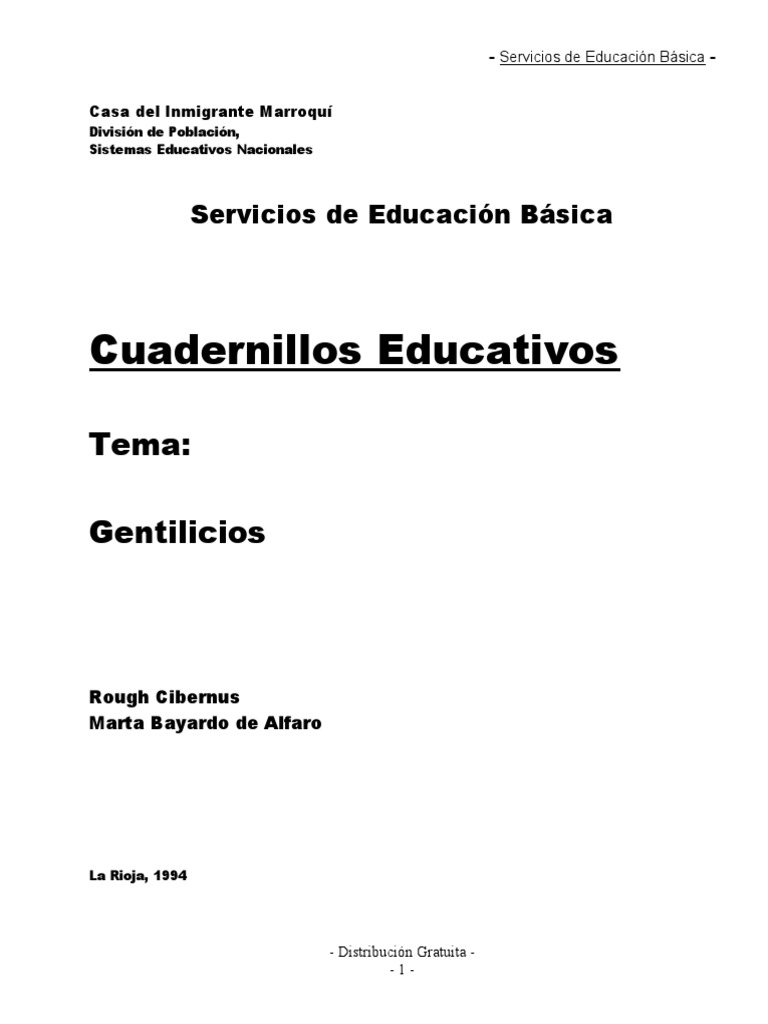 Gentilicios Del Mundo | PDF | Polinesia | Idiomas