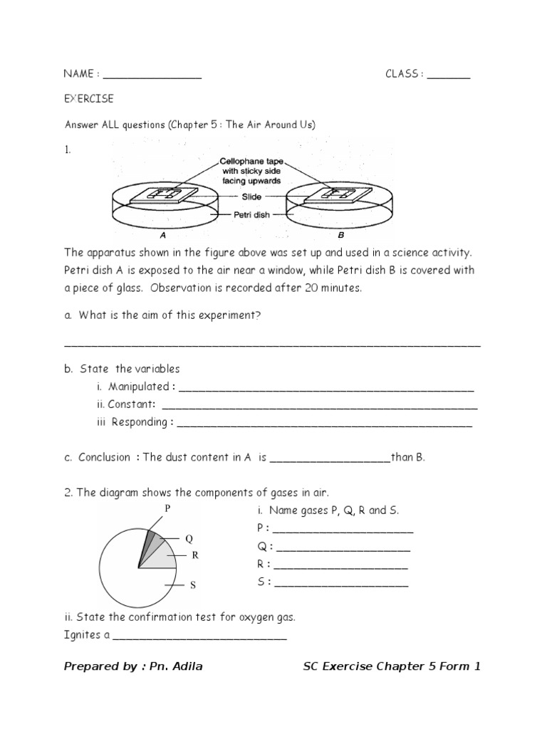 Exercise Chapter 5 Form 1 2016 | PDF