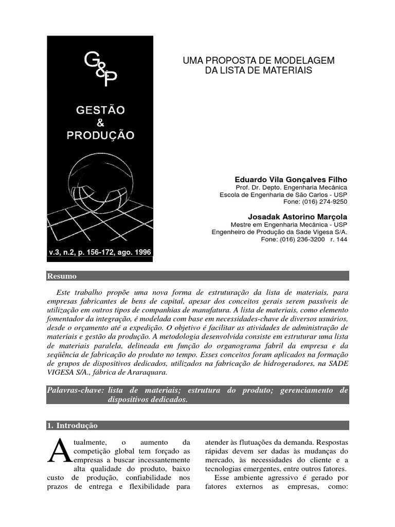 Árvore de Produto | Download grátis PDF | Engenharia | Ciência e Tecnologia