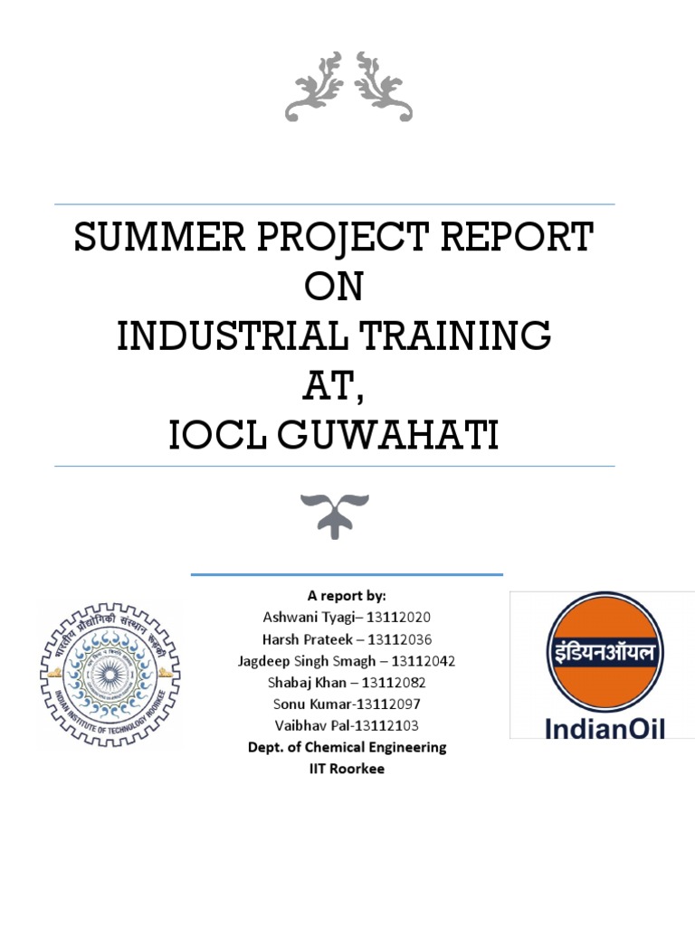 Final Report IOCL Guwahati | PDF | Catalysis | Petroleum