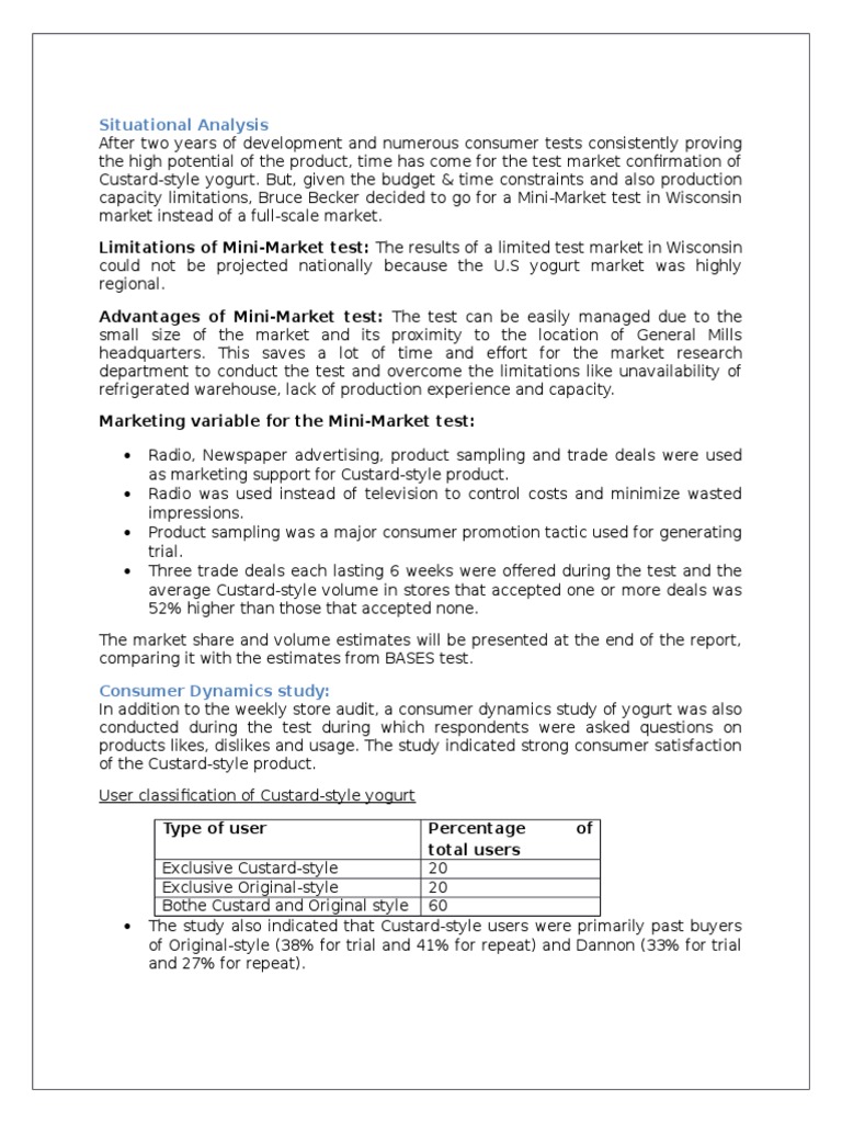 Yoplait Yogurt | PDF | Sampling (Statistics) | Advertising