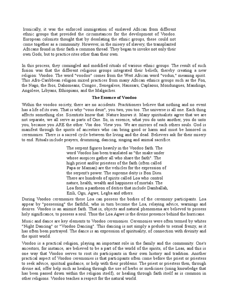 Secrets of Vodun | PDF | Haitian Vodou | Magic (Paranormal)