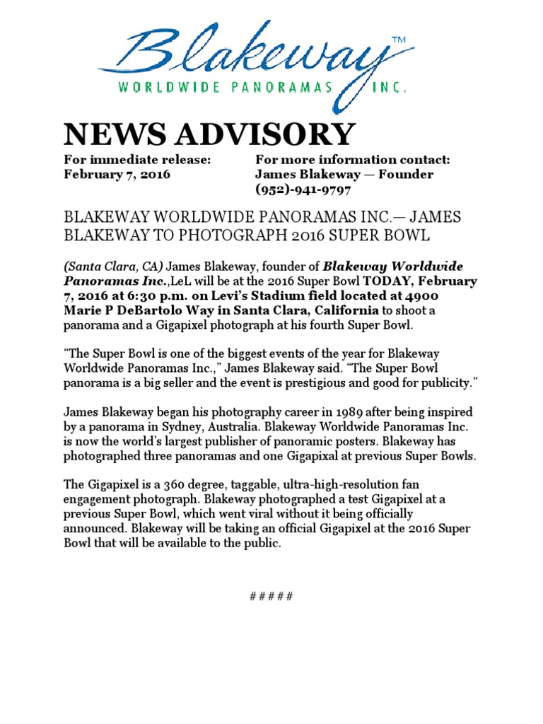 News Advisory | PDF | Museology | Recording