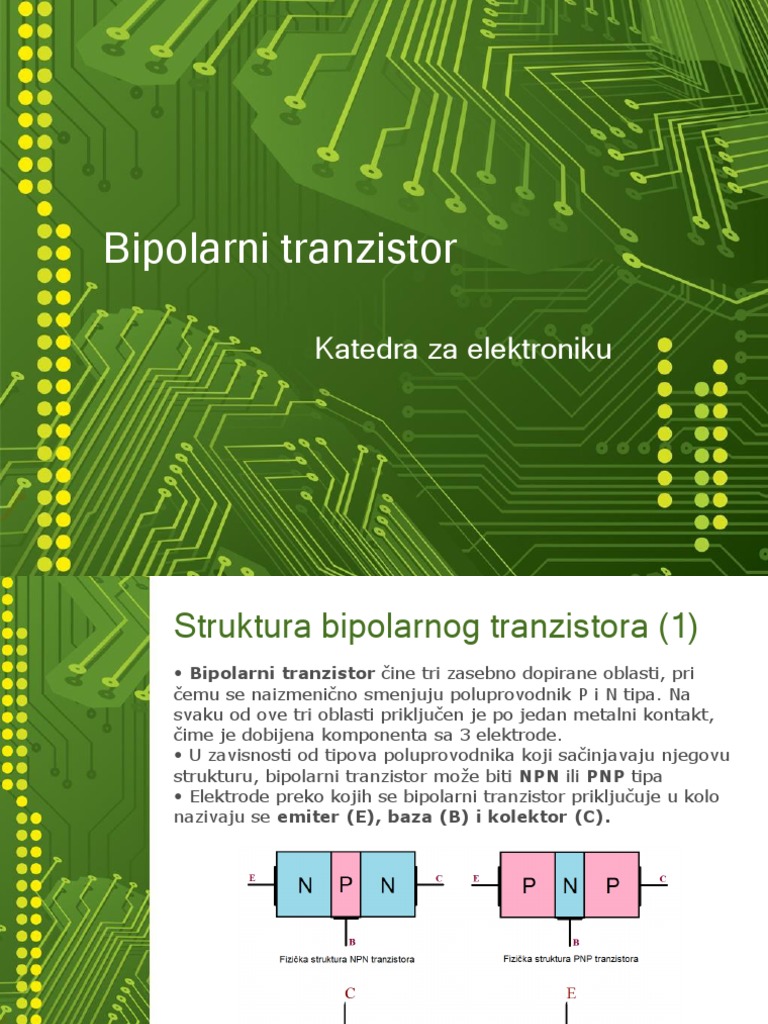 05 - Bipolarni Tranzistor | PDF