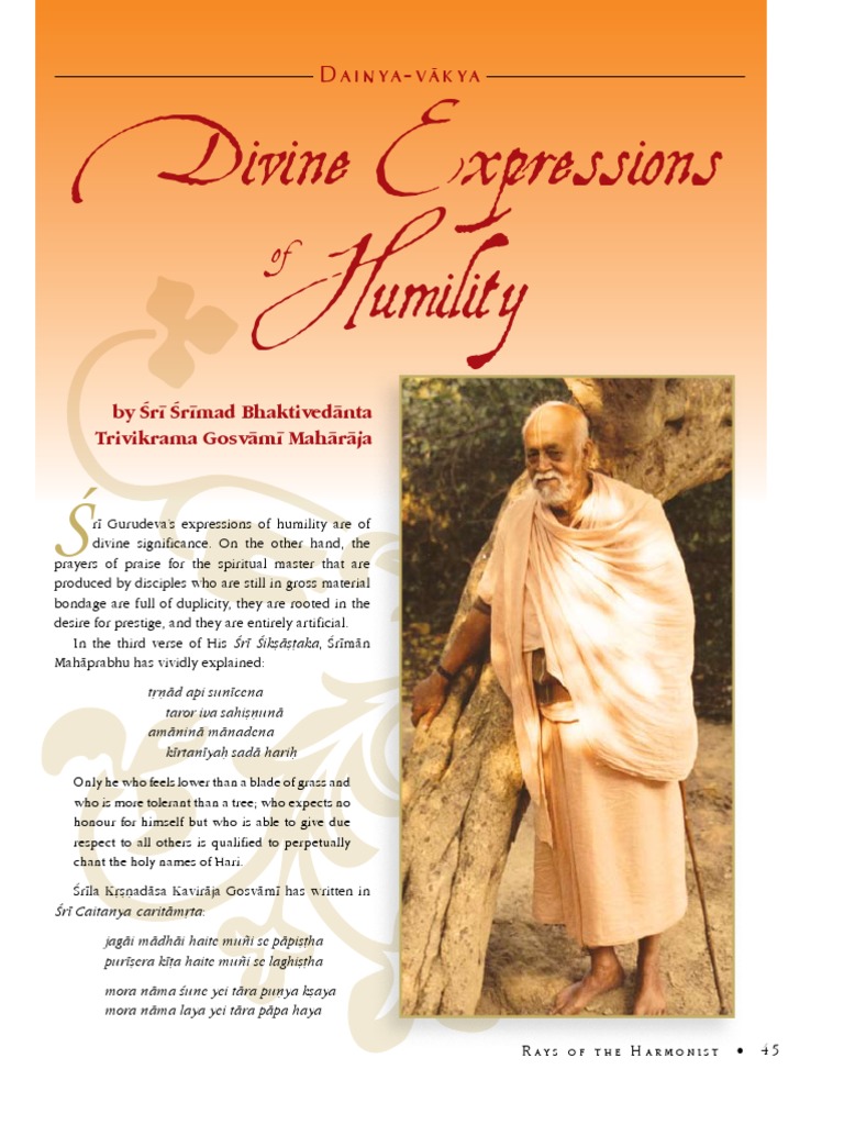 03 Divine Expressions of Humility | PDF