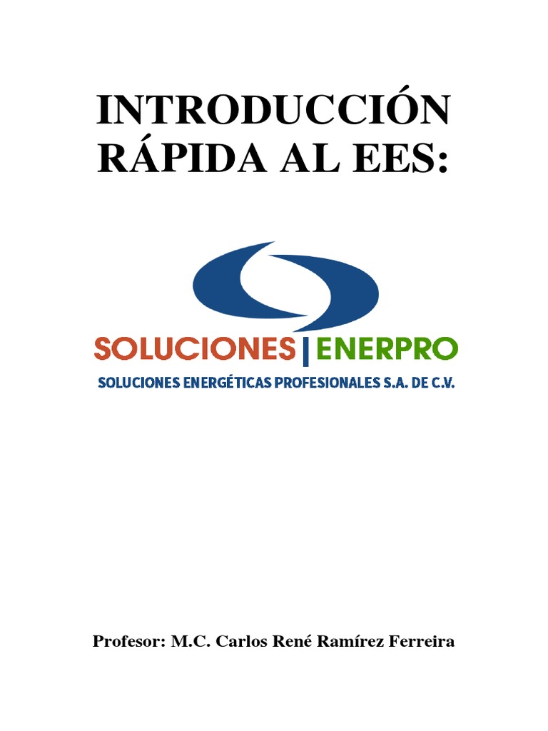 Manual Ees | PDF | Calor | Ecuaciones