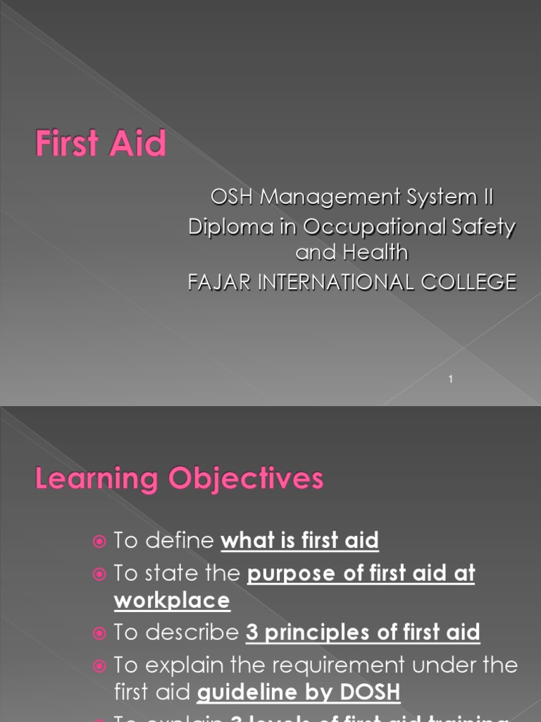 A Comprehensive Guide to Establishing an Effective Workplace First Aid ...