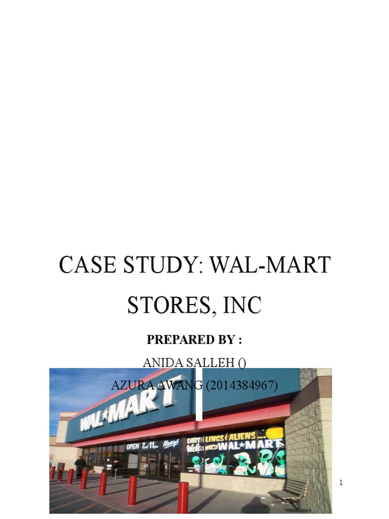 CASE STUDY WALMART - For Merge | PDF | Walmart | Analytics