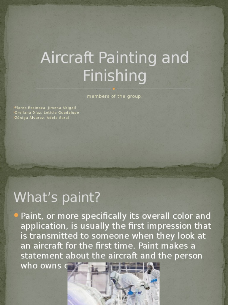 Aircraft Painting and Finishing Overview | PDF | Paint | Conservation ...