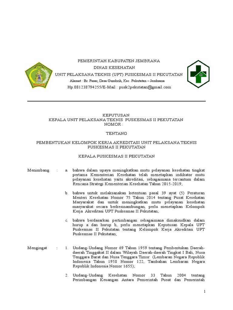 Contoh SK | PDF