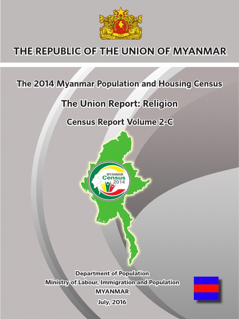 2014 Myanmar Census - Religious Population (English Version) | PDF ...