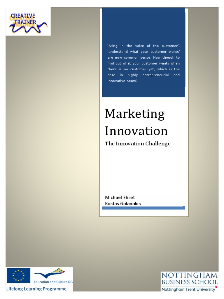 #Module Innovation Marketing en | PDF | Strategic Management | Marketing