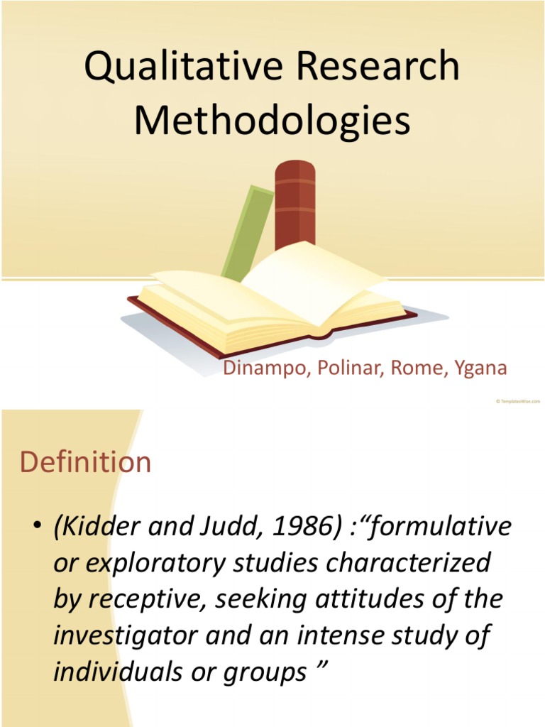 Qualitative Research Methodologies PDF | PDF | Qualitative Research | Methodology