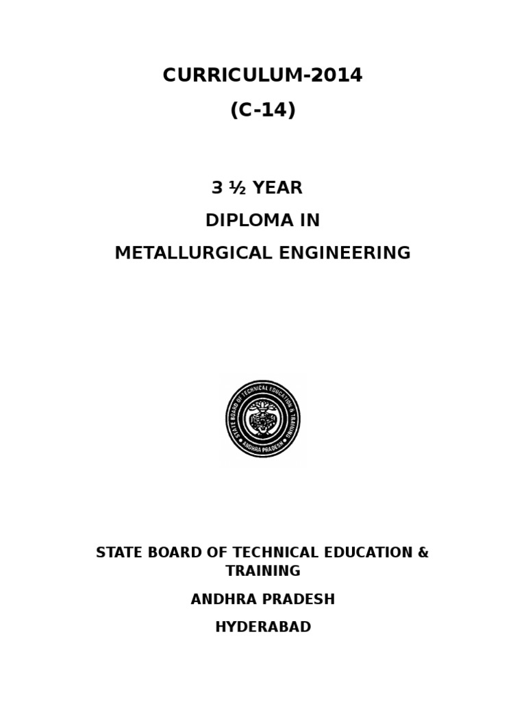 Sbtet Ap C-14 Syllabus Dmet C-14 | PDF
