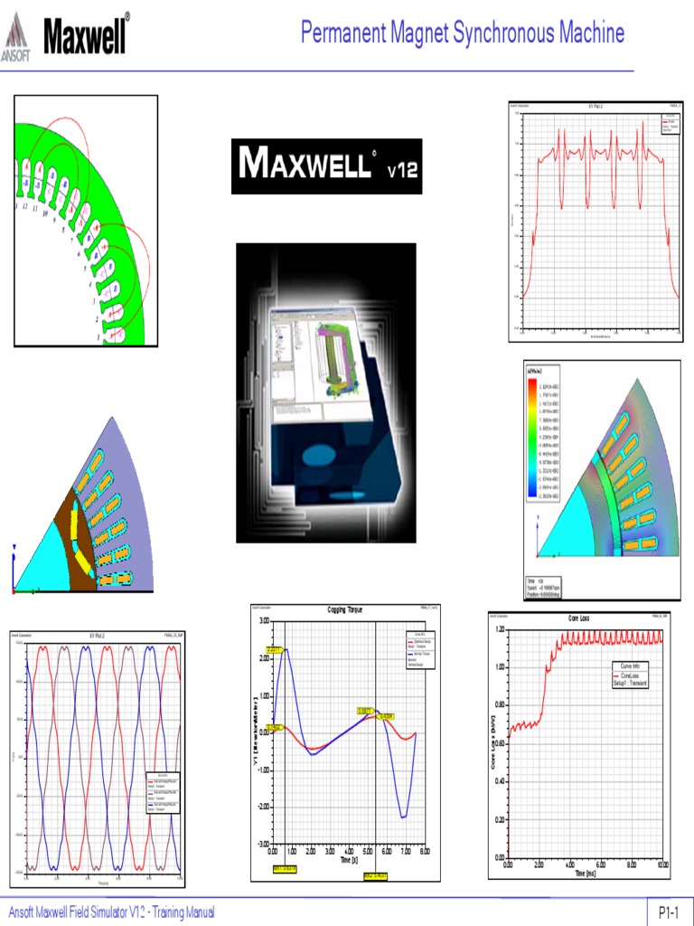 Machine Training PM Synchronous Ansoft Maxwell | PDF | Finite Element ...