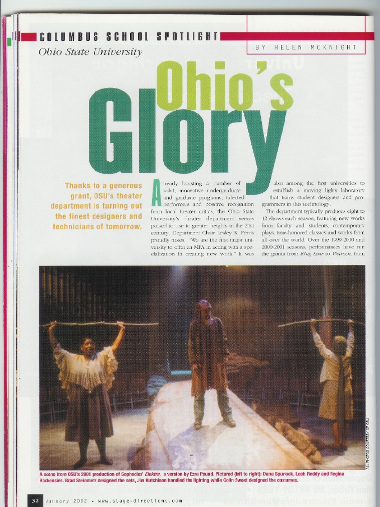 Ohio State University: Spotlight | PDF | Ohio State University | Theatre