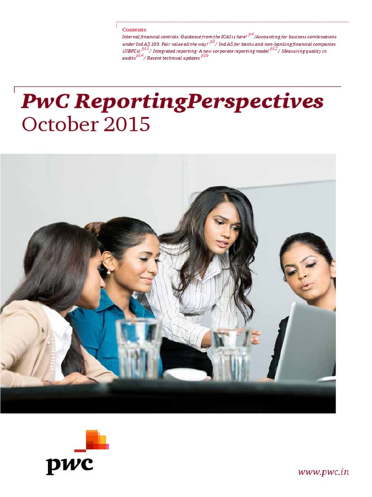 PWC ReportingPerspectives | PDF | Goodwill (Accounting) | Audit