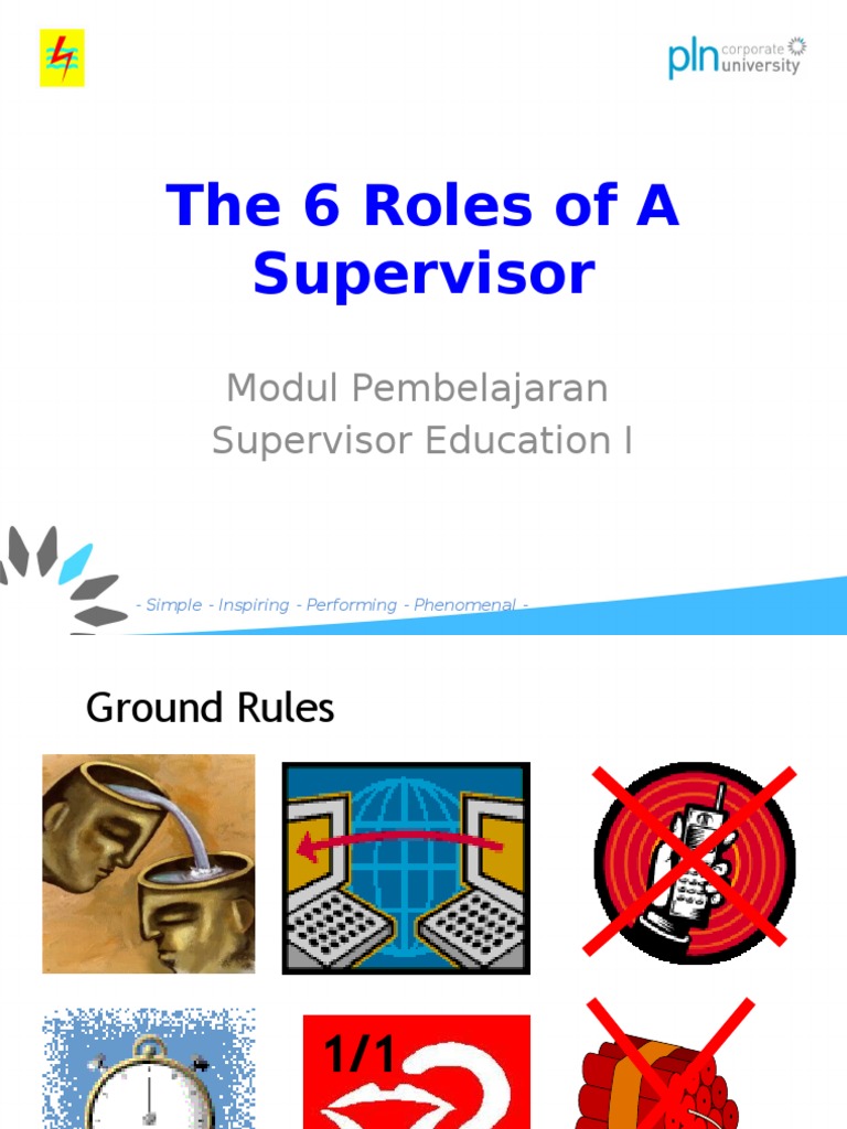 7 Roles of SPV | PDF | Manajer Umum | Kepemimpinan