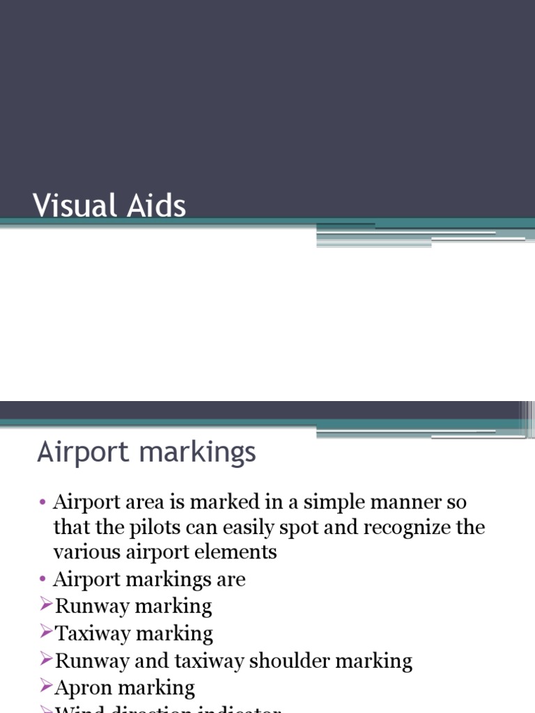 Visual Aids and Landing Aids | Download Free PDF | Airport | Runway