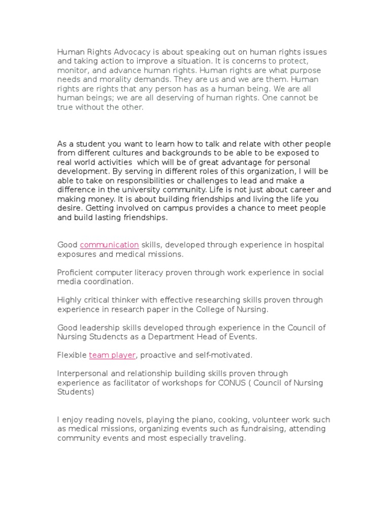 BA Application Form | PDF | Friendship | Nursing