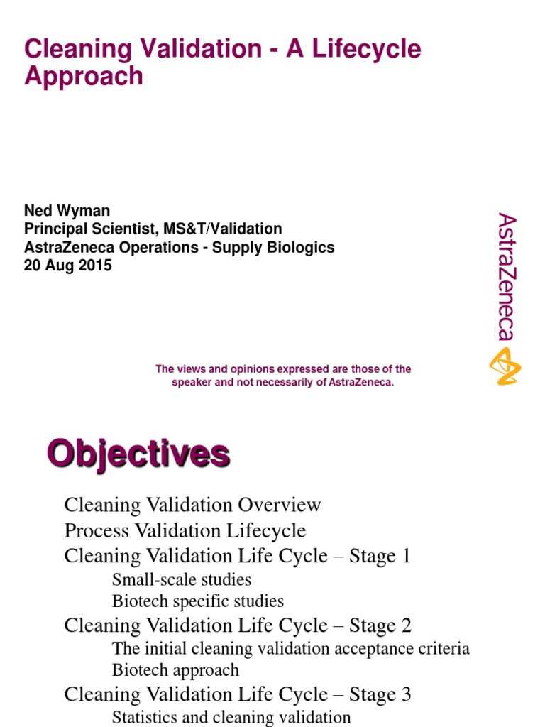 Cleaning Validation Lifecycle Approach | PDF | Polyacrylamide Gel ...