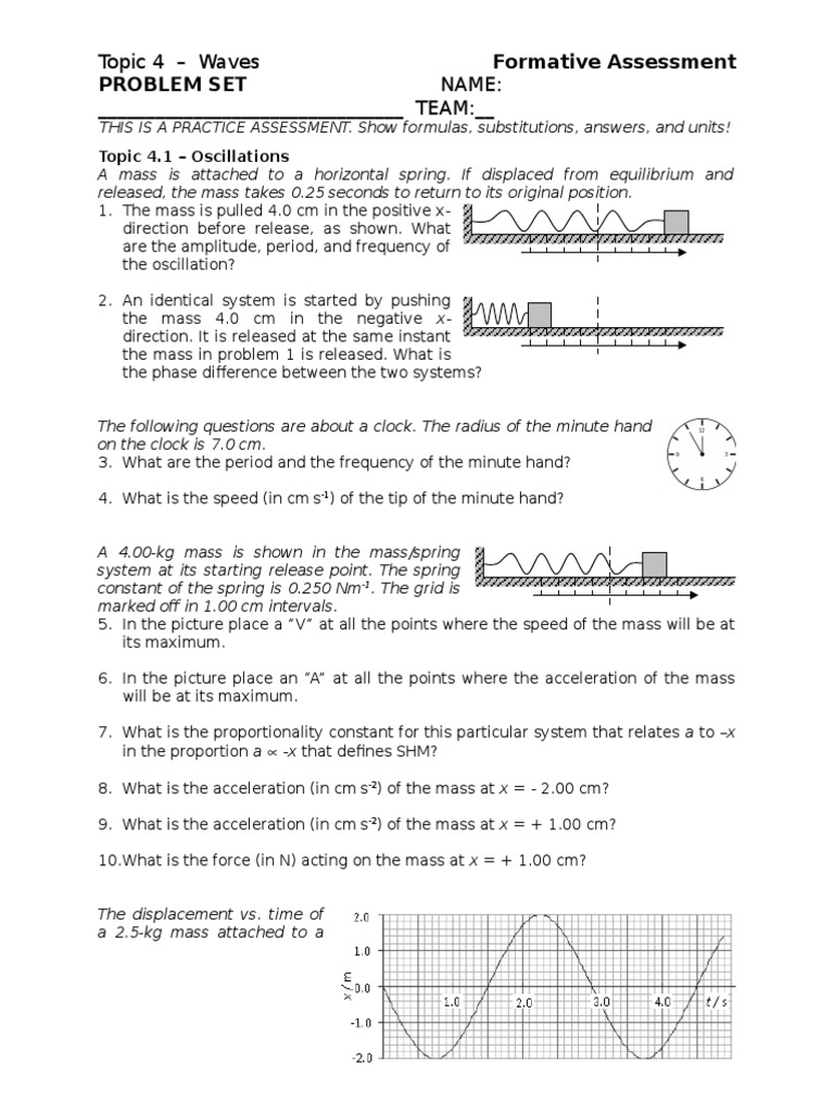 Topic 4 Problem Set 2016 | PDF | Polarization (Waves) | Waves