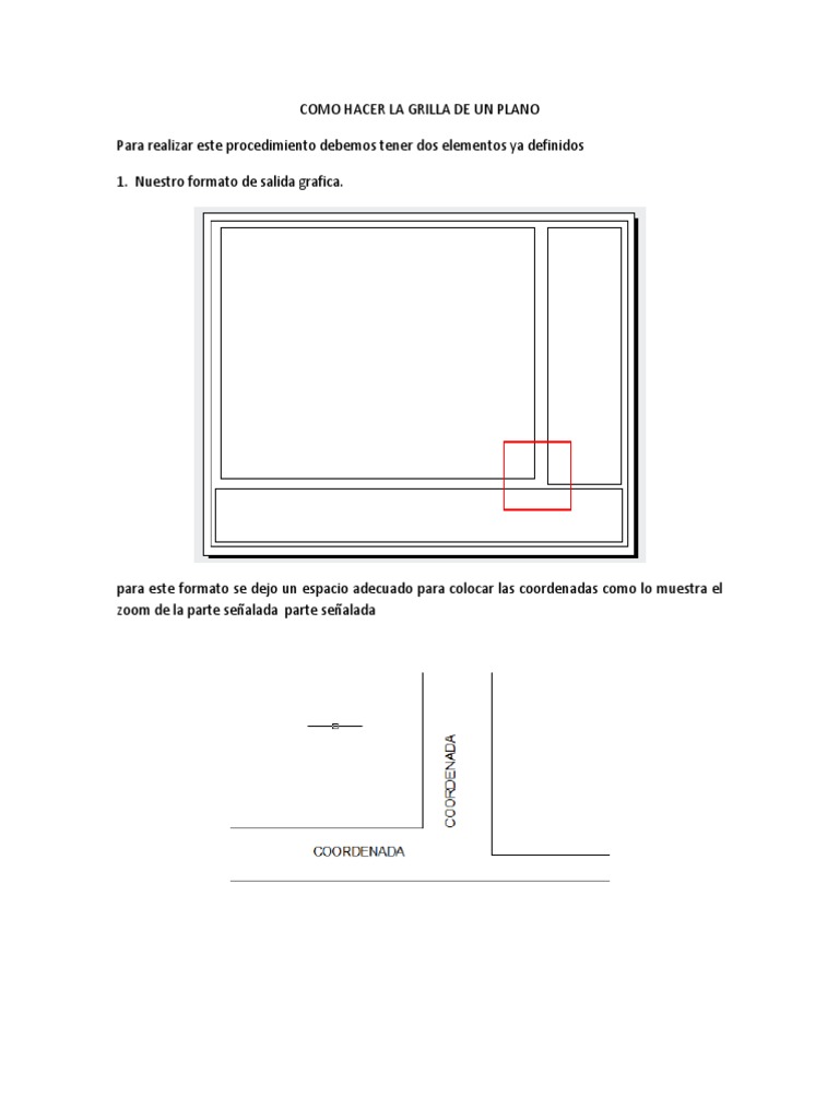 Crear Grilla en Autocad para Planos | PDF | Informática y tecnología de ...