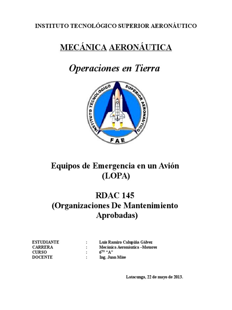 Lopa Rdac 145 | PDF | Boeing | Avión