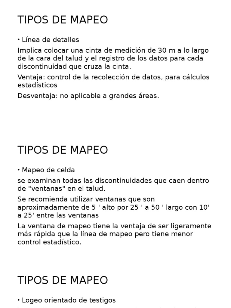 Tipos de Mapeo | PDF | Estadísticas | Naturaleza