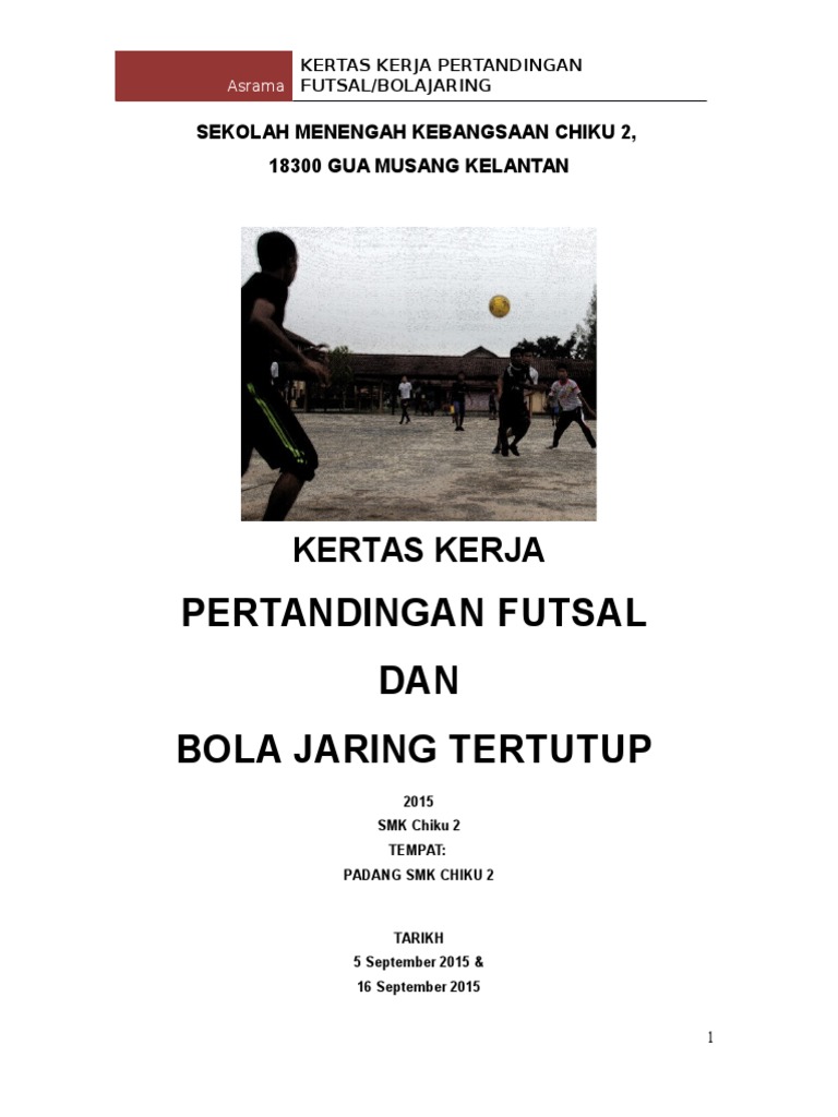 Kertas Kerja Futsal Dan Bola Jaring | PDF