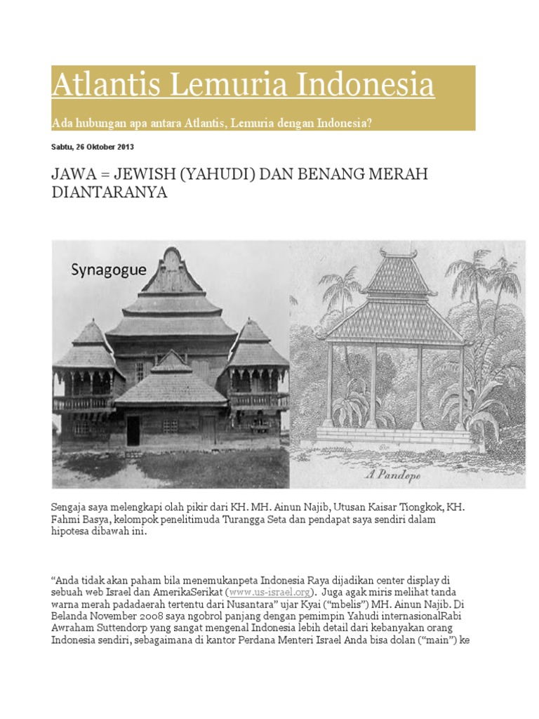 Atlantis Lemuria Indonesia | PDF