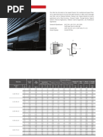 Lipped Channel Sizes and Specifications | PDF | Mechanics | Materials