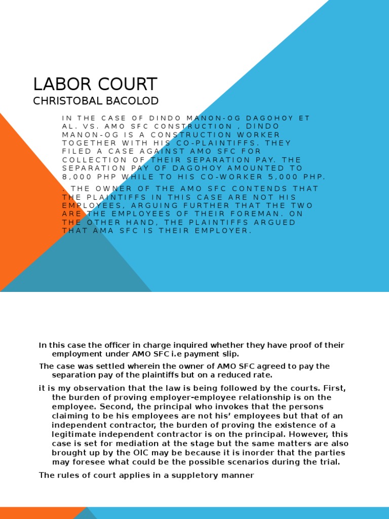 Labor and Coporate Court | PDF | Cheque | Employment