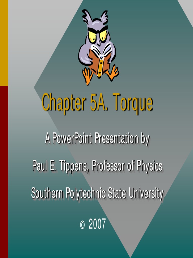 Chapter 5A. Torque | PDF