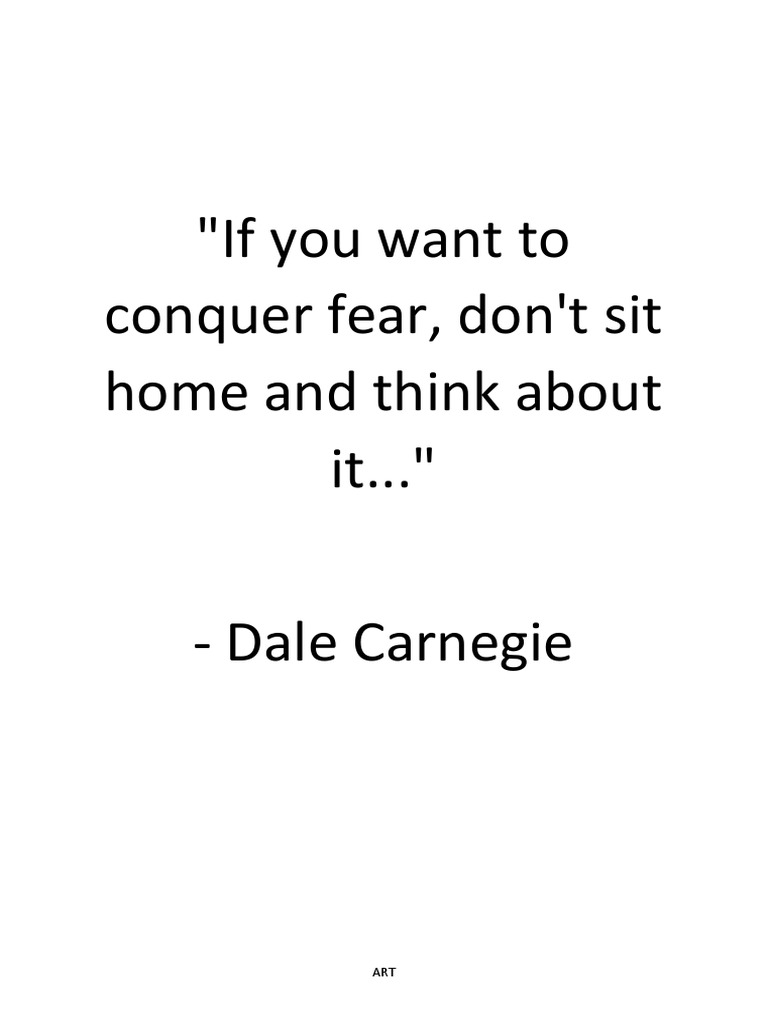If You Want To Conquer Fear | PDF