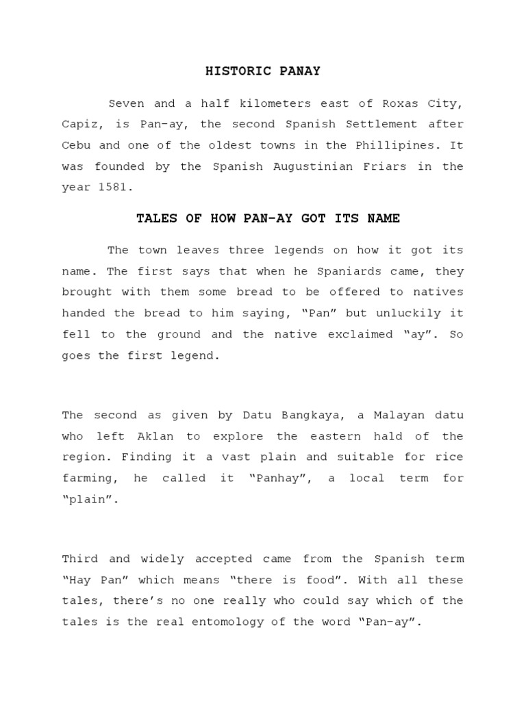 Historic Panay | PDF | Religion And Belief