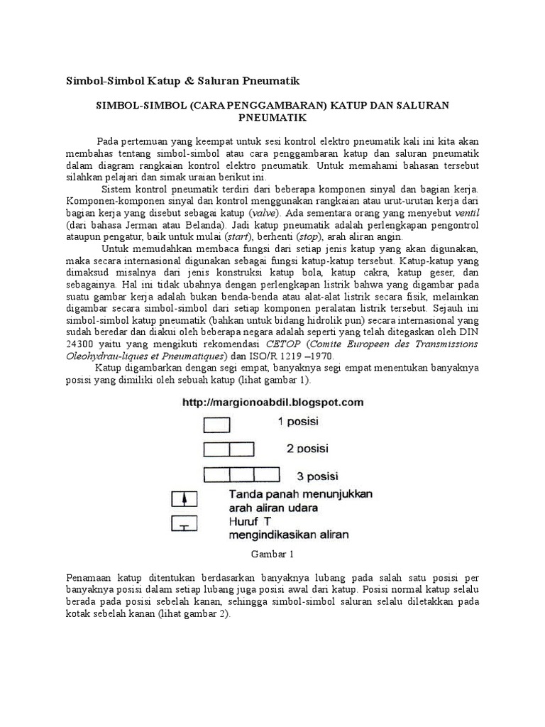Simbol Pneumatic | PDF