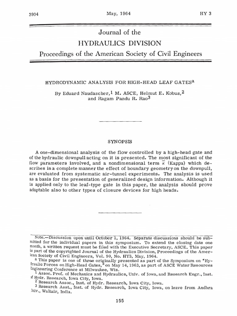ASCE | PDF | Reynolds Number | Fluid Dynamics