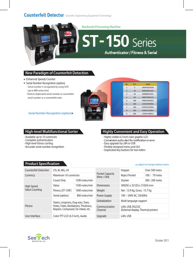 Brochure ST150 | PDF