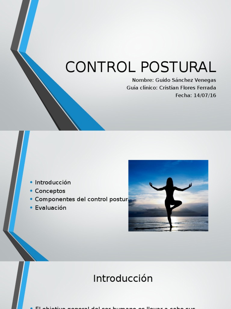 Control Postural | PDF | Bienestar | Medicina