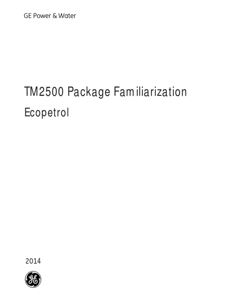 Training Manual TM2500 | PDF | Gas Turbine | N Ox