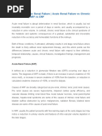 Acute Renal Failure Case Study | PDF | Kidney | Clinical Medicine