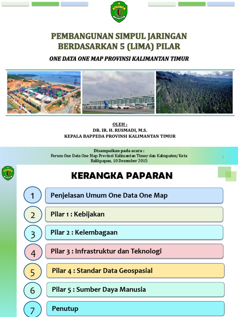 Paparan One Data One Map PDF | PDF