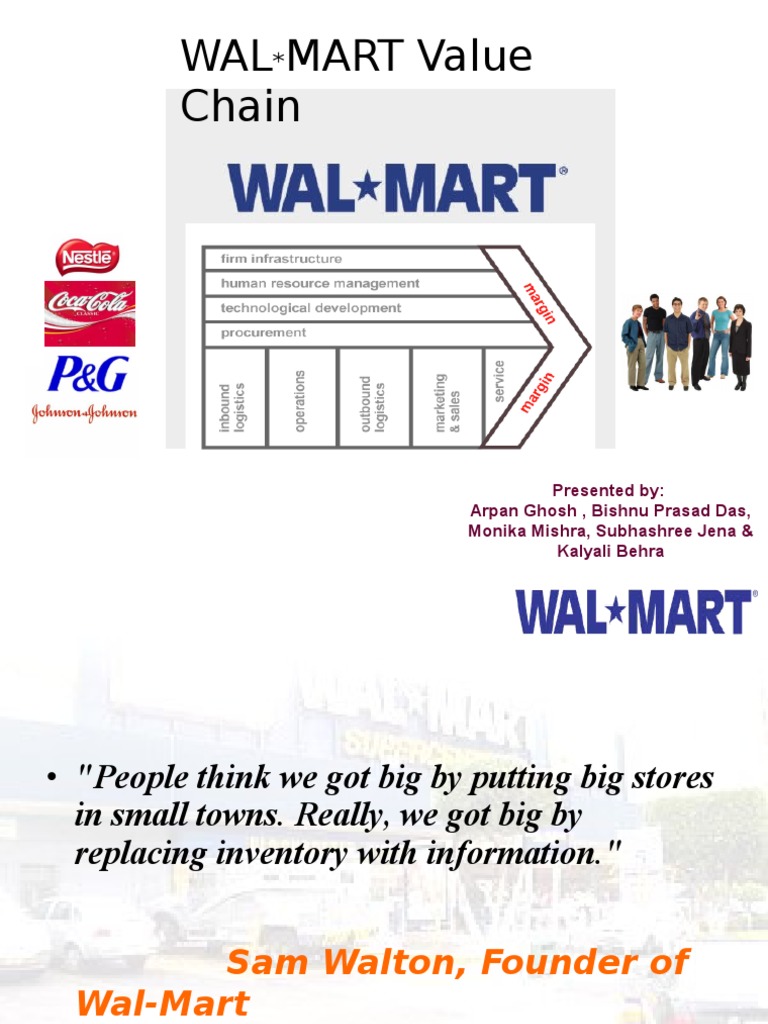 Walmart Value chain analysis | Walmart | Value Chain